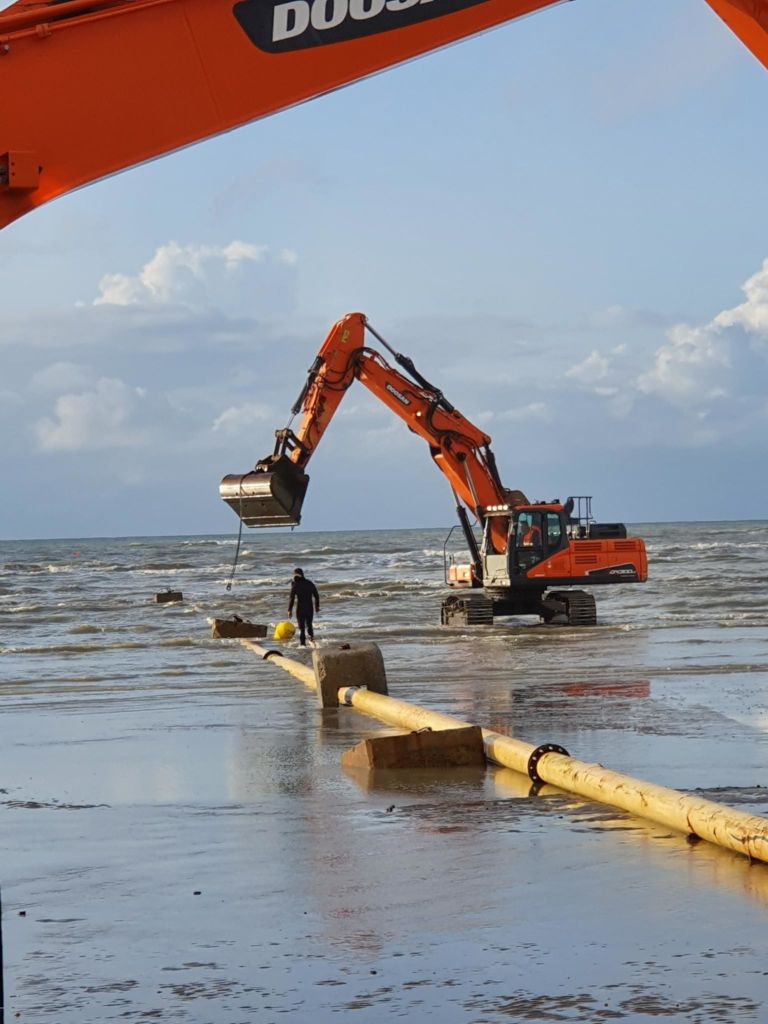 Dragage 2019-2020 de Port-Guillaume dans le Calavados